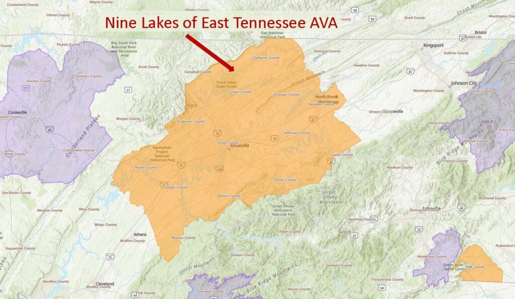 Welcome to the World, Nine Lakes of East Tennessee AVA! – Wine, Wit ...