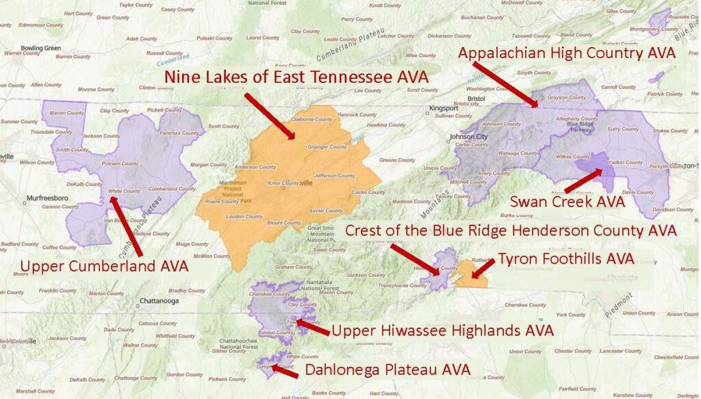 Welcome to the World, Nine Lakes of East Tennessee AVA! – Wine, Wit ...